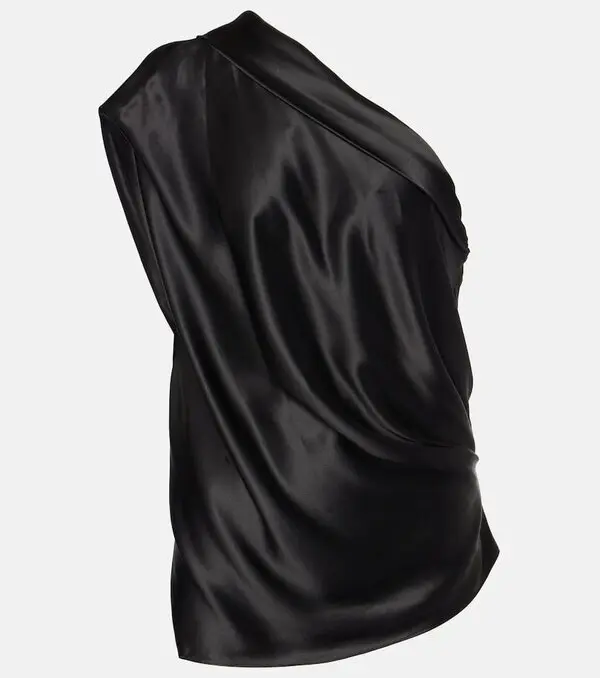 THE SEI Asymmetric Silk Top