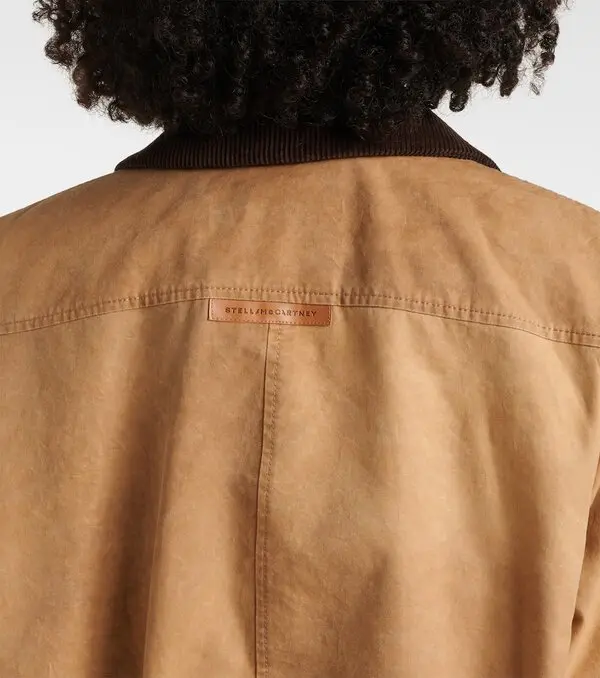 Stella McCartney Corduroy-trimmed Cotton Field Jacket
