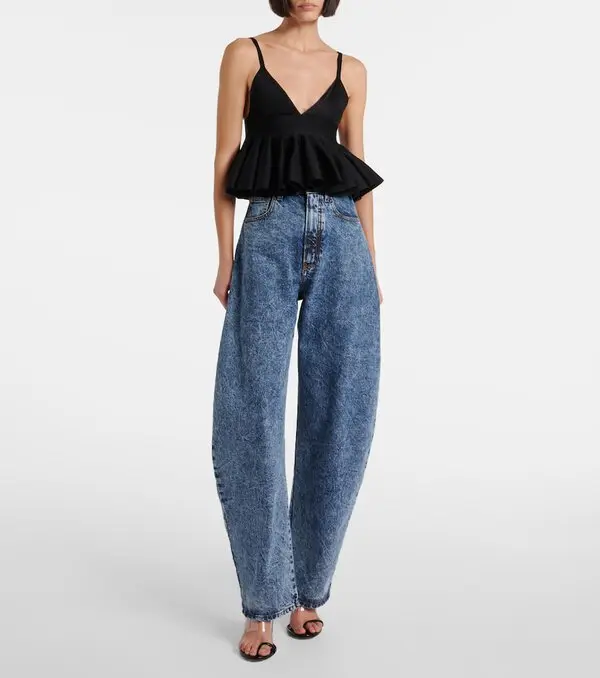 Alaïa Godet Bra Top