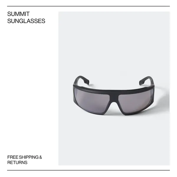 Canada Goose Summit Sunglasses - Matte Black/smoke