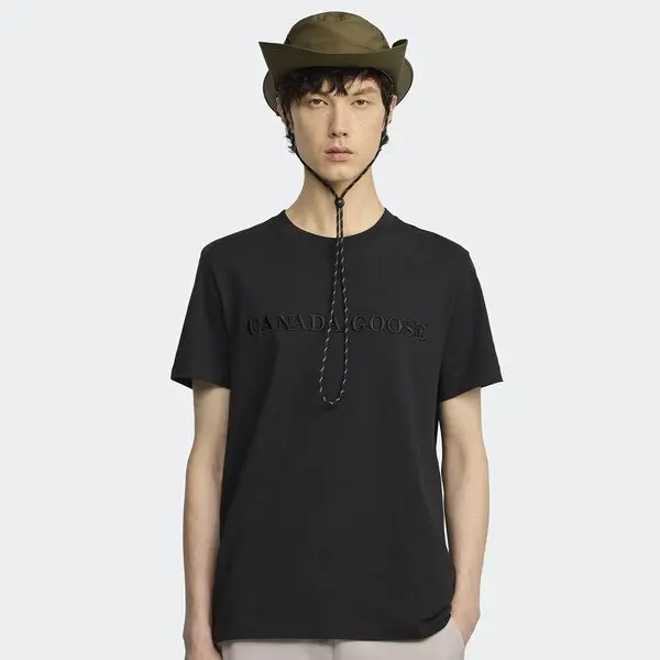 Canada Goose Emersen Embroidered T-shirt - Black