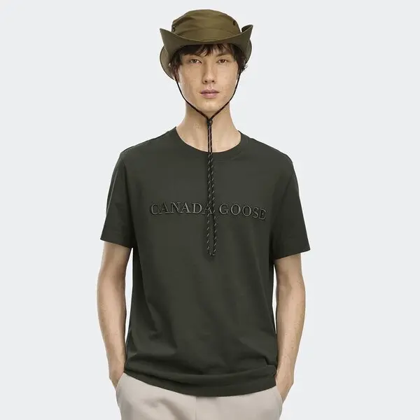 Canada Goose Emersen Embroidered T-shirt - Volcano