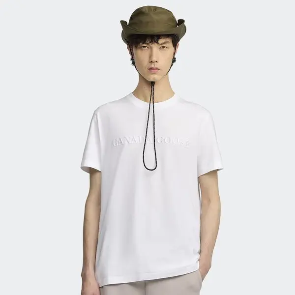 Canada Goose Emersen Embroidered T-shirt - White