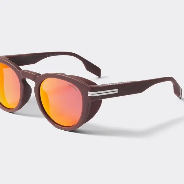 Canada Goose Salar Sunglasses - Matte Burgundy/grey Flash Red