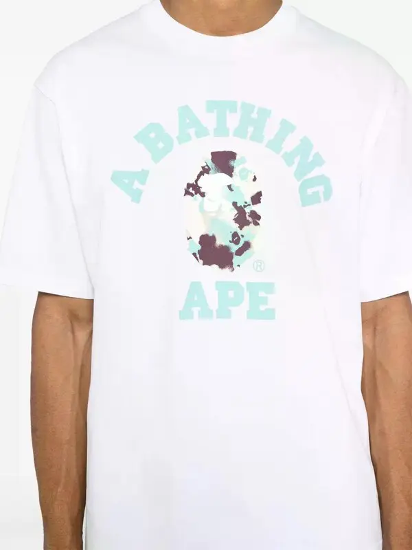A BATHING APE Printed T-shirt - White