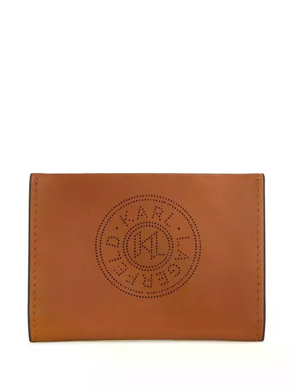 Karl Lagerfeld K/circle Cardholder - Brown