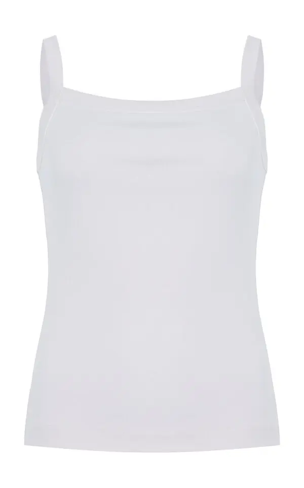 FLORE FLORE May Cotton Cami Top - White
