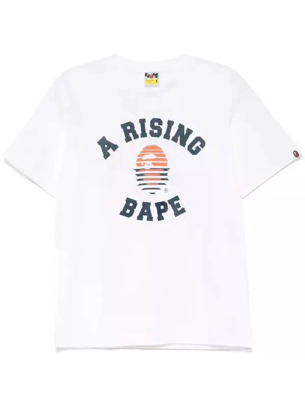 A BATHING APE Printed T-shirt - White