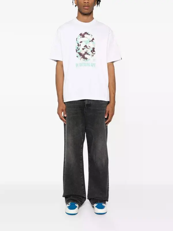 A BATHING APE Printed T-shirt - White