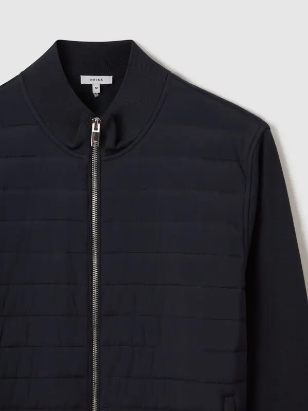 REISS Flintoff Hybrid Zip-through Jacket