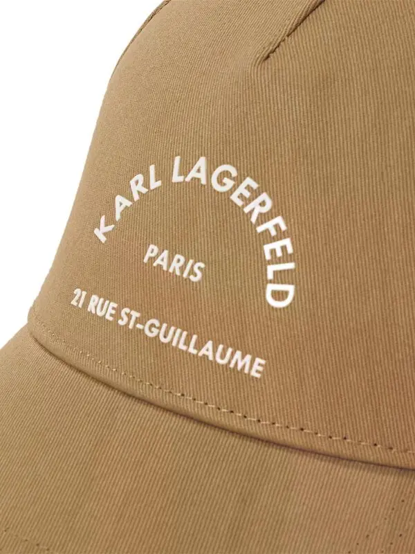 Karl Lagerfeld Rue St-guillaume Baseball Cap - Neutrals