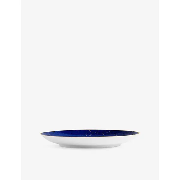 L'Objet Lapis Fine-porcelain Dessert Plates Set Of Four