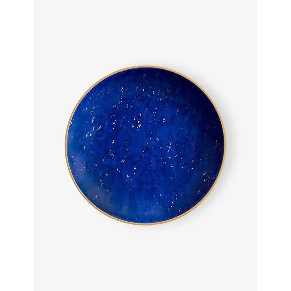 L'Objet Lapis Fine-porcelain Small Dish 13cm - Blue