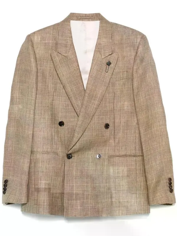 LARDINI Checked Blazer
