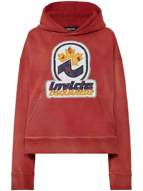 Dsquared2 Logo-appliqué Hoodie