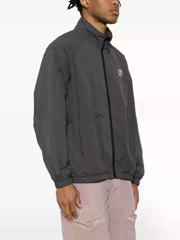 AAPE BY *A BATHING APE Moonface-logo Windbreaker Jacket - Black