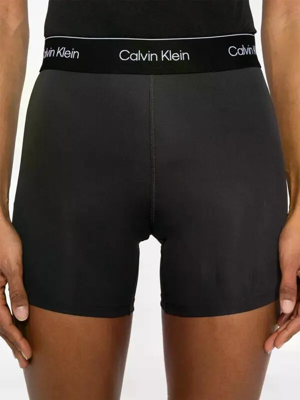 Calvin Klein Logo-waistband Compression Shorts
