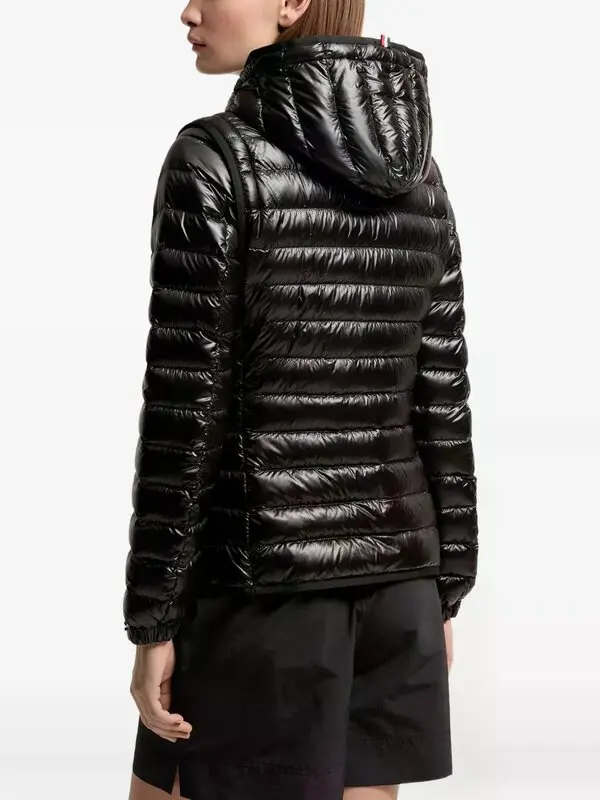 Moncler Karura Quilted Hooded Jacket - Black