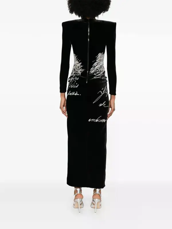 Balmain Love Letter Gown
