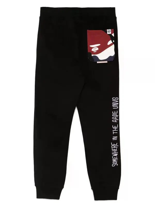 AAPE BY *A BATHING APE® Logo-patch Track Pants