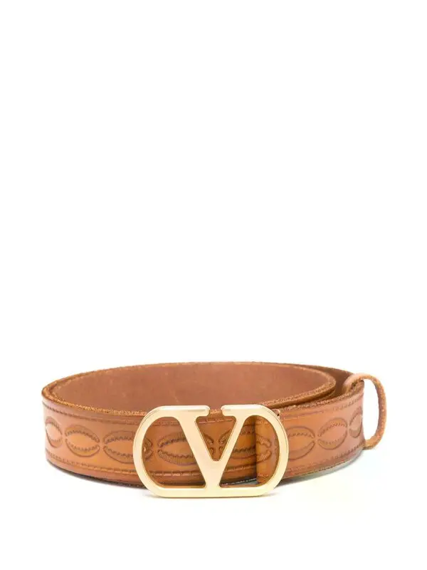 Valentino Garavani Vlogo Belt - Brown