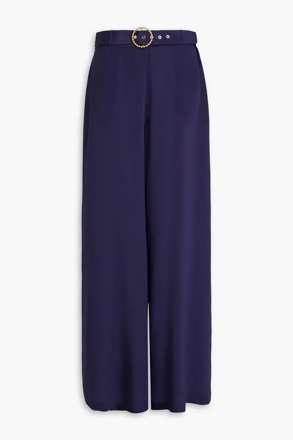 Zimmermann Striped Wide-leg Silk Pants