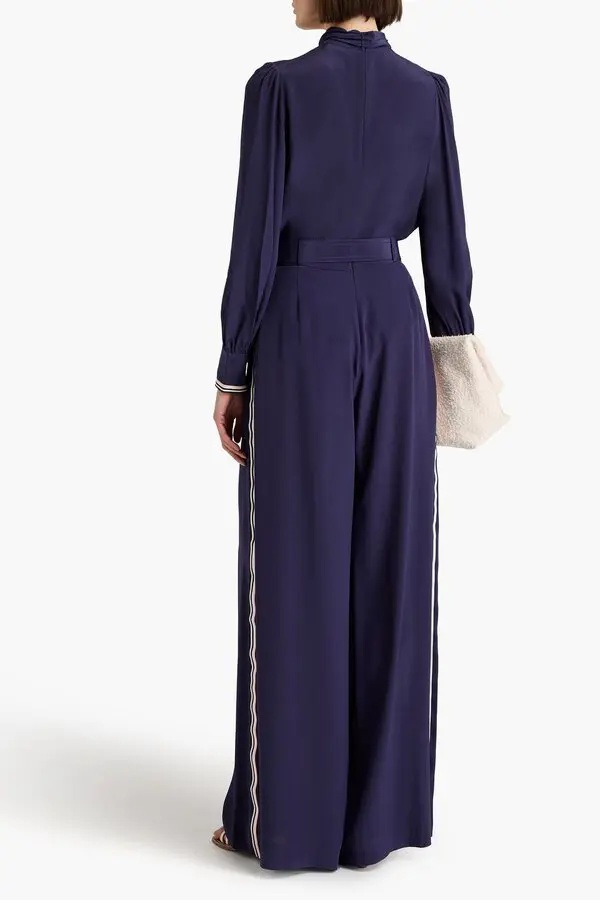 Zimmermann Striped Wide-leg Silk Pants