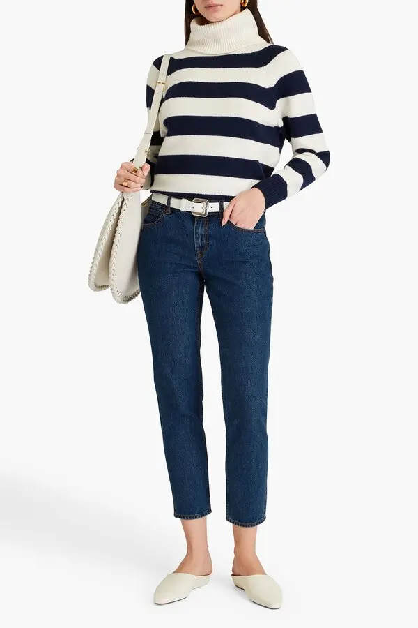 Zimmermann Mid-rise Tapered Jeans
