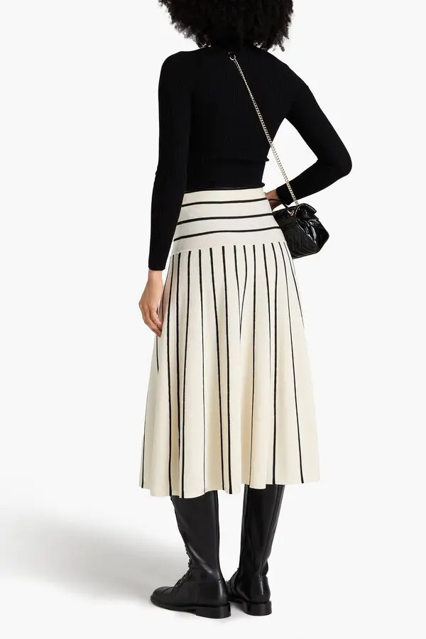 Zimmermann Ribbed Merino Wool Turtleneck Sweater - Black