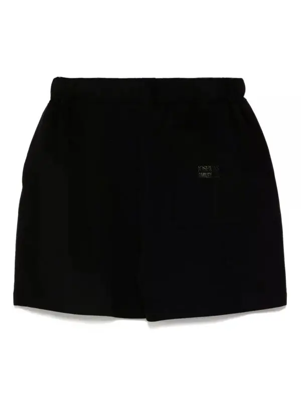 Joshua Sanders Piquet Smiley Shorts - Black