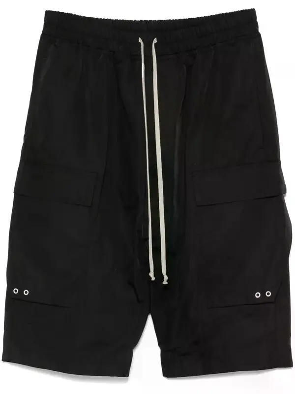 Rick Owens Cargo Pods Shorts - Black