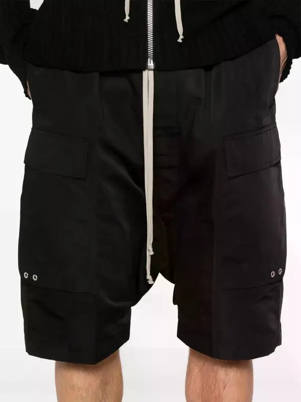 Rick Owens Cargo Pods Shorts - Black