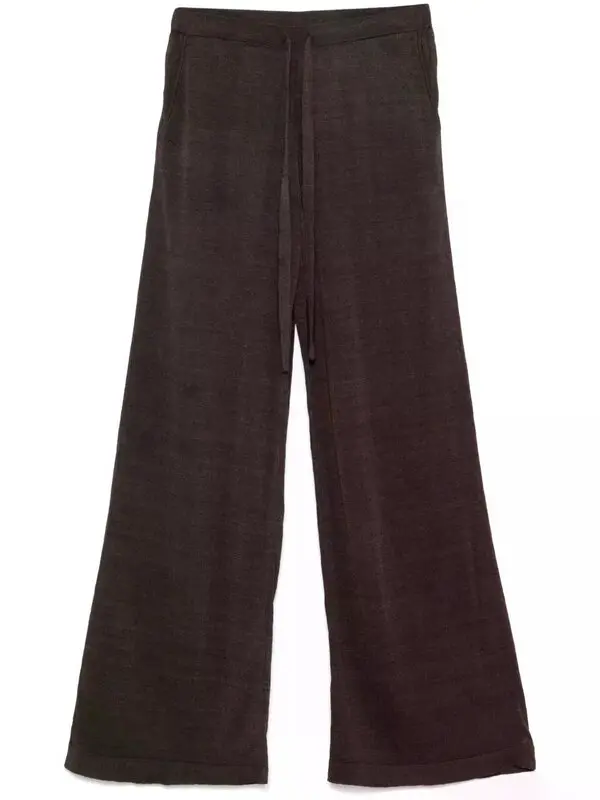 P.a.r.o.s.h Knitted Palazzo Pants - Brown