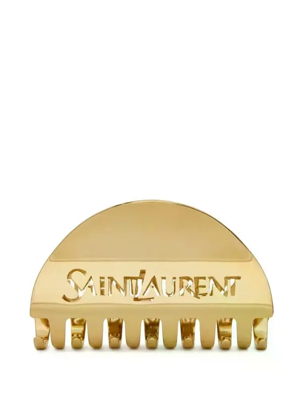 Saint Laurent Claw Hair Clip - Gold