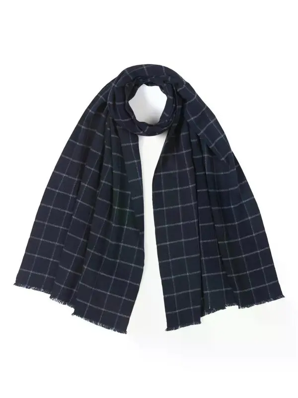 Fedeli Check-pattern Scarf