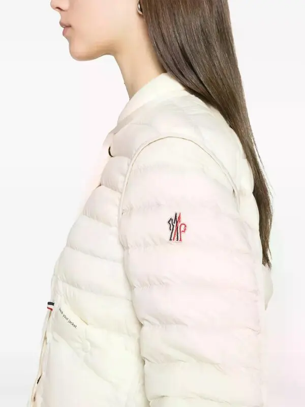 Moncler Quilted Puffer Jacket - Neutrals
