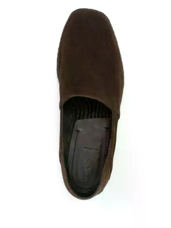 TOM FORD Suede Espadrilles - Brown