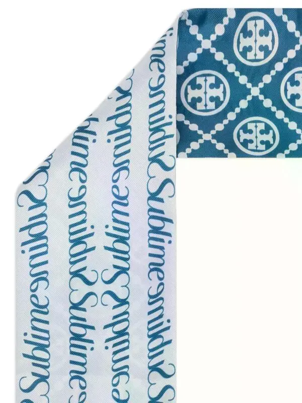 Tory Burch Monogram-print Scarf