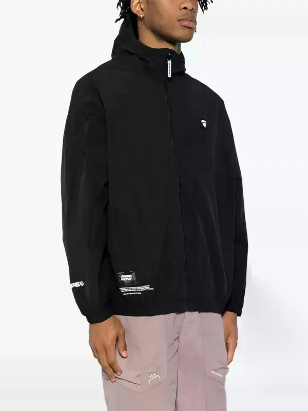 AAPE BY *A BATHING APE® Logo Hooded Jacket