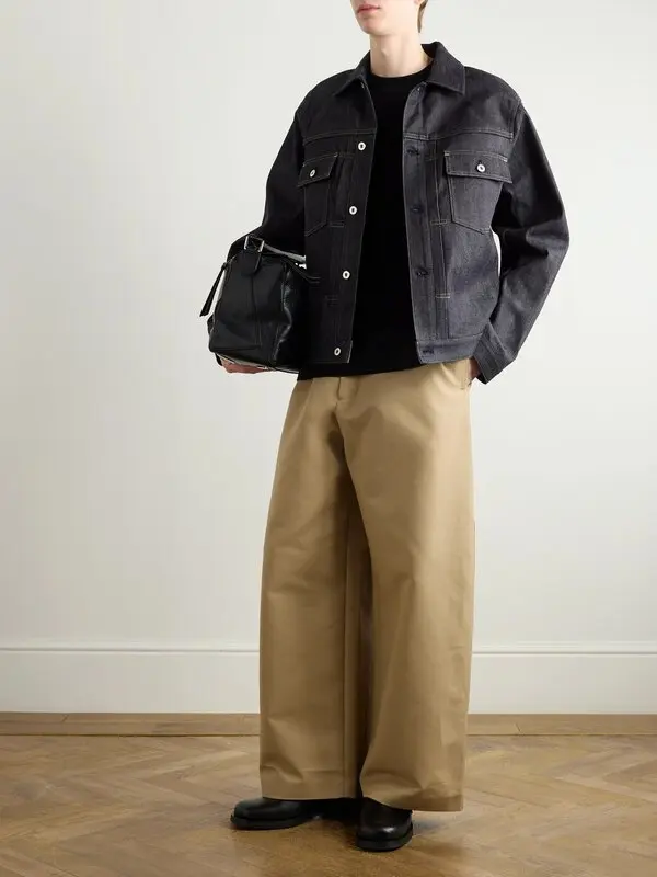 JIL SANDER Raw Denim Trucker Jacket
