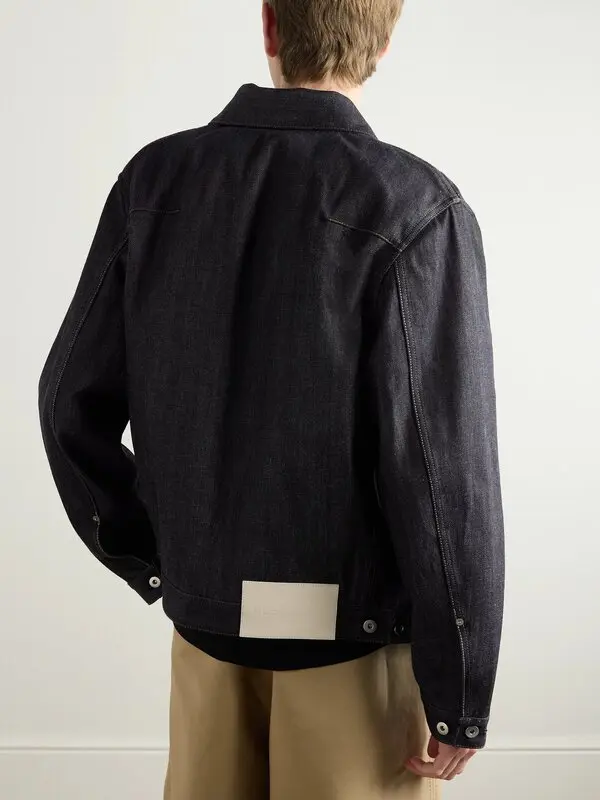 JIL SANDER Raw Denim Trucker Jacket