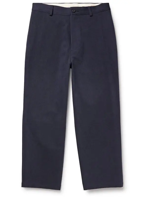 A.Presse Type.3 Tapered Cotton-Twill Chinos - Blue | Editorialist