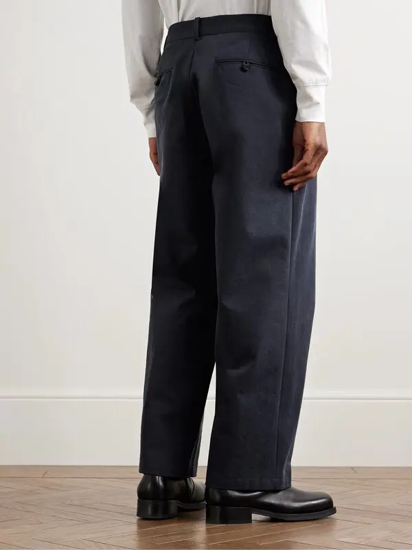 A.Presse Type.3 Tapered Cotton-Twill Chinos - Blue | Editorialist