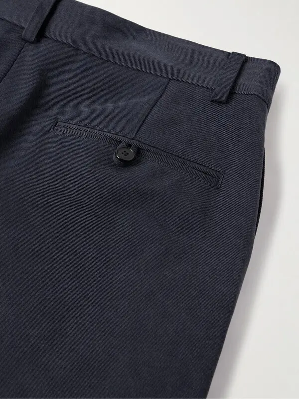 A.Presse Type.3 Tapered Cotton-Twill Chinos - Blue | Editorialist
