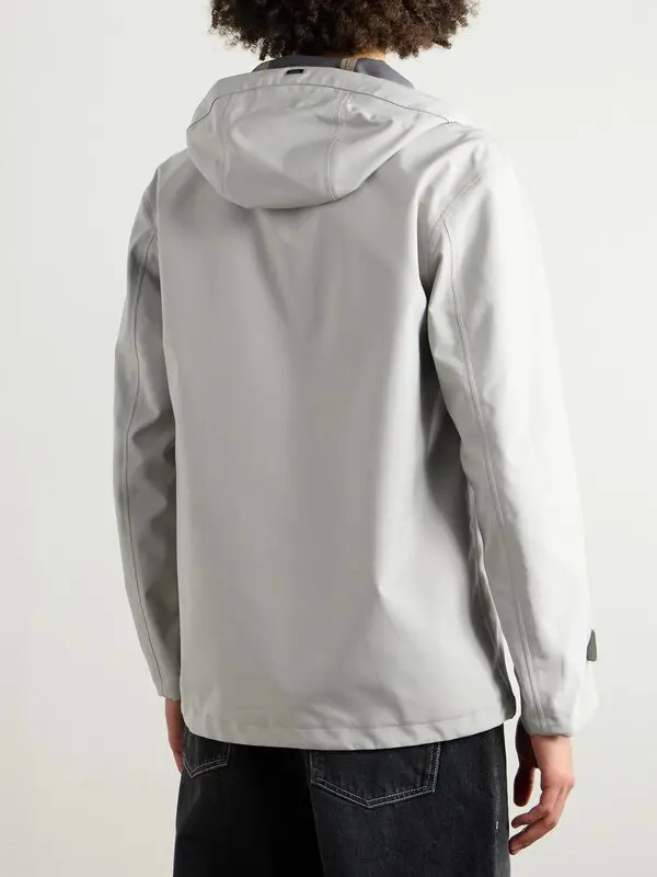 Herno Shell Hooded Jacket - Gray