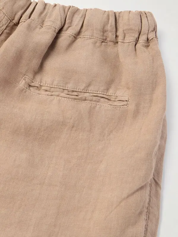 Massimo Alba Straight-leg Pleated Linen Trousers