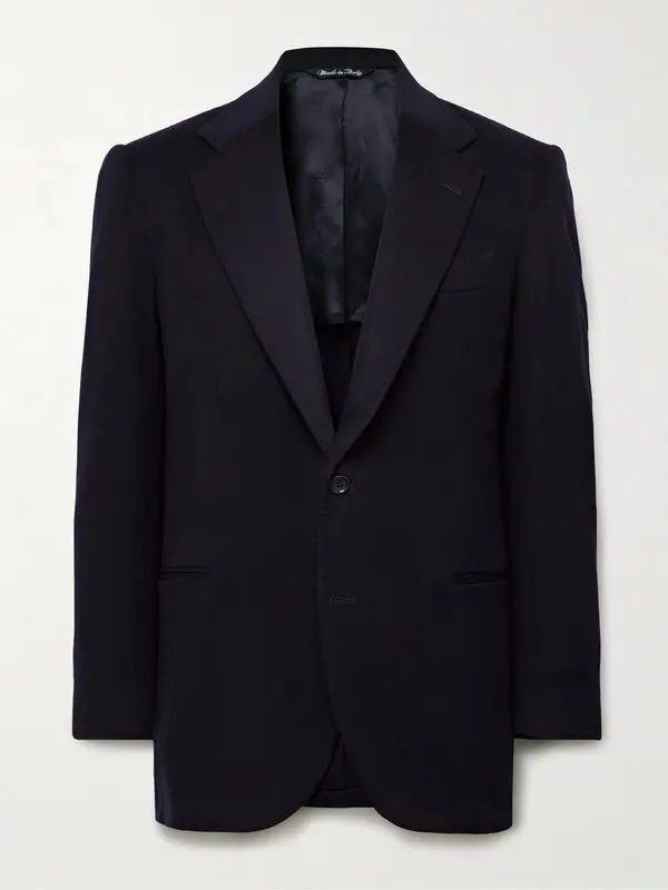 GHIAIA Sartoria Brushed-cashmere Blazer