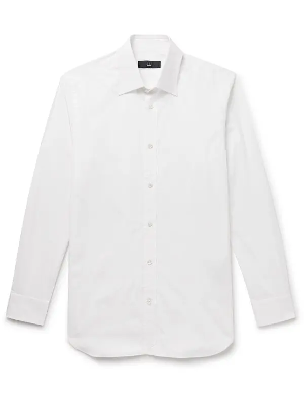 Dunhill Cotton-poplin Shirt - White