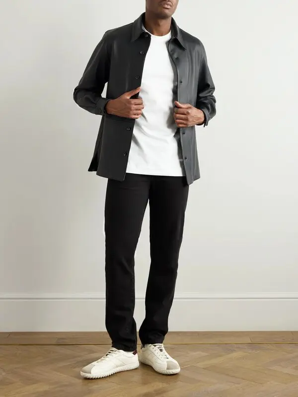 Zegna City Slim-fit Straight-leg Jeans - Black