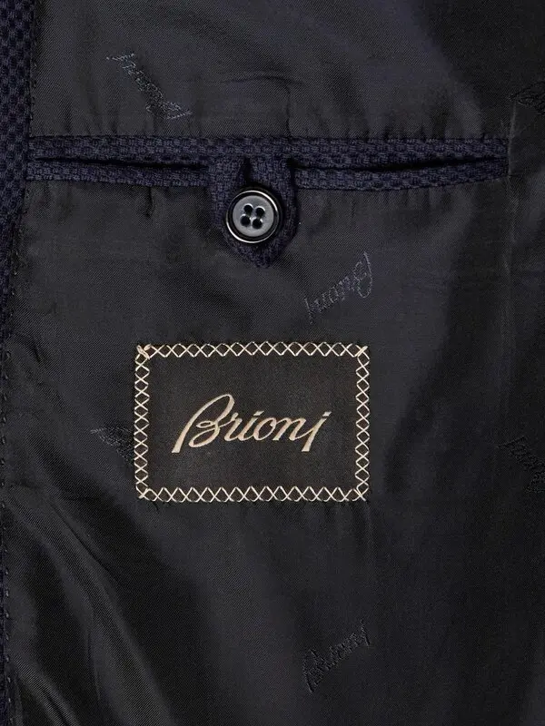 Brioni Textured Wool And Cashmere-blend Blazer